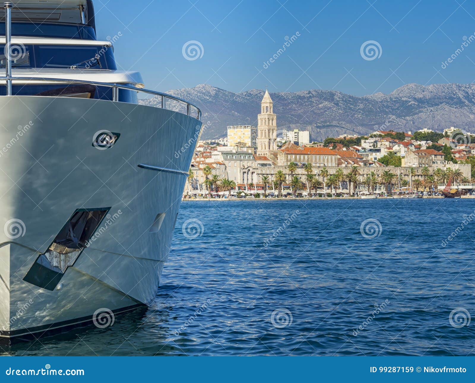 Split harbor stock image. Image of destination, palace - 99287159