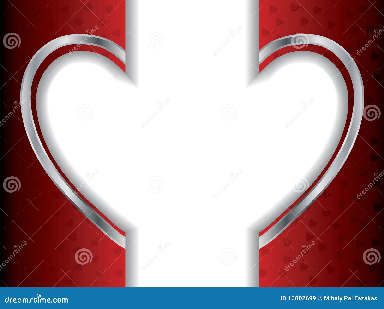 Split Heart stock vector. Illustration of birthday, greeting - 13002699