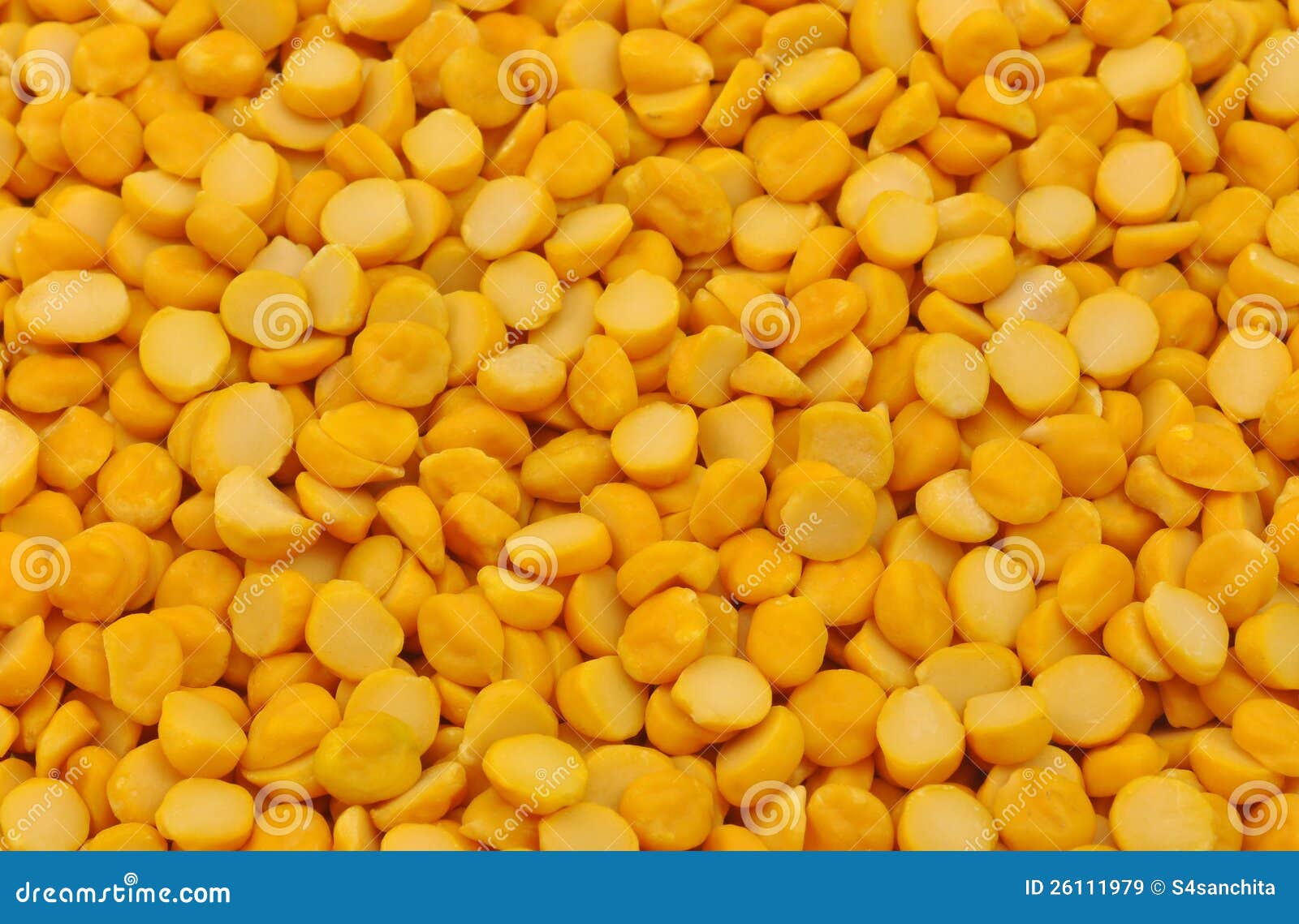 Bengal Gram Split Or Pulse. Chana Daal Stock Photography ...