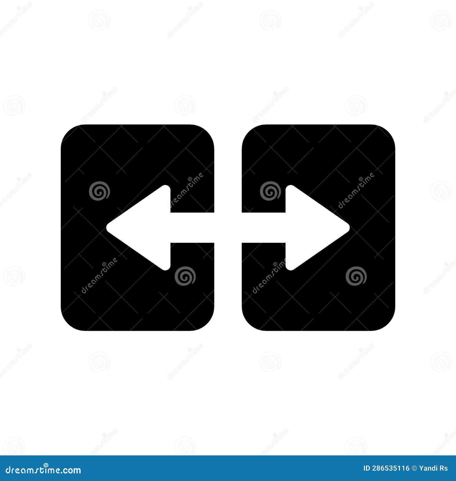 Split Icon Vector Symbol Design Illustration Stock Vector ...