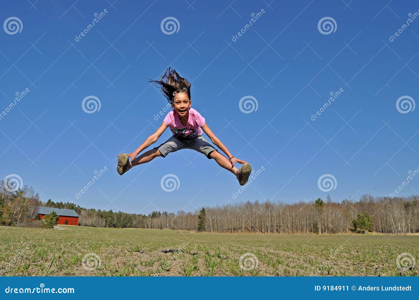 Split Jump Stock Image Image Of Energy Healthy Strong 9184911