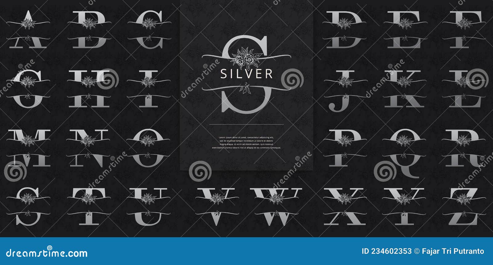 Split Letters. Split Monogram Font. Split Alphabet. Vector Illustration ...