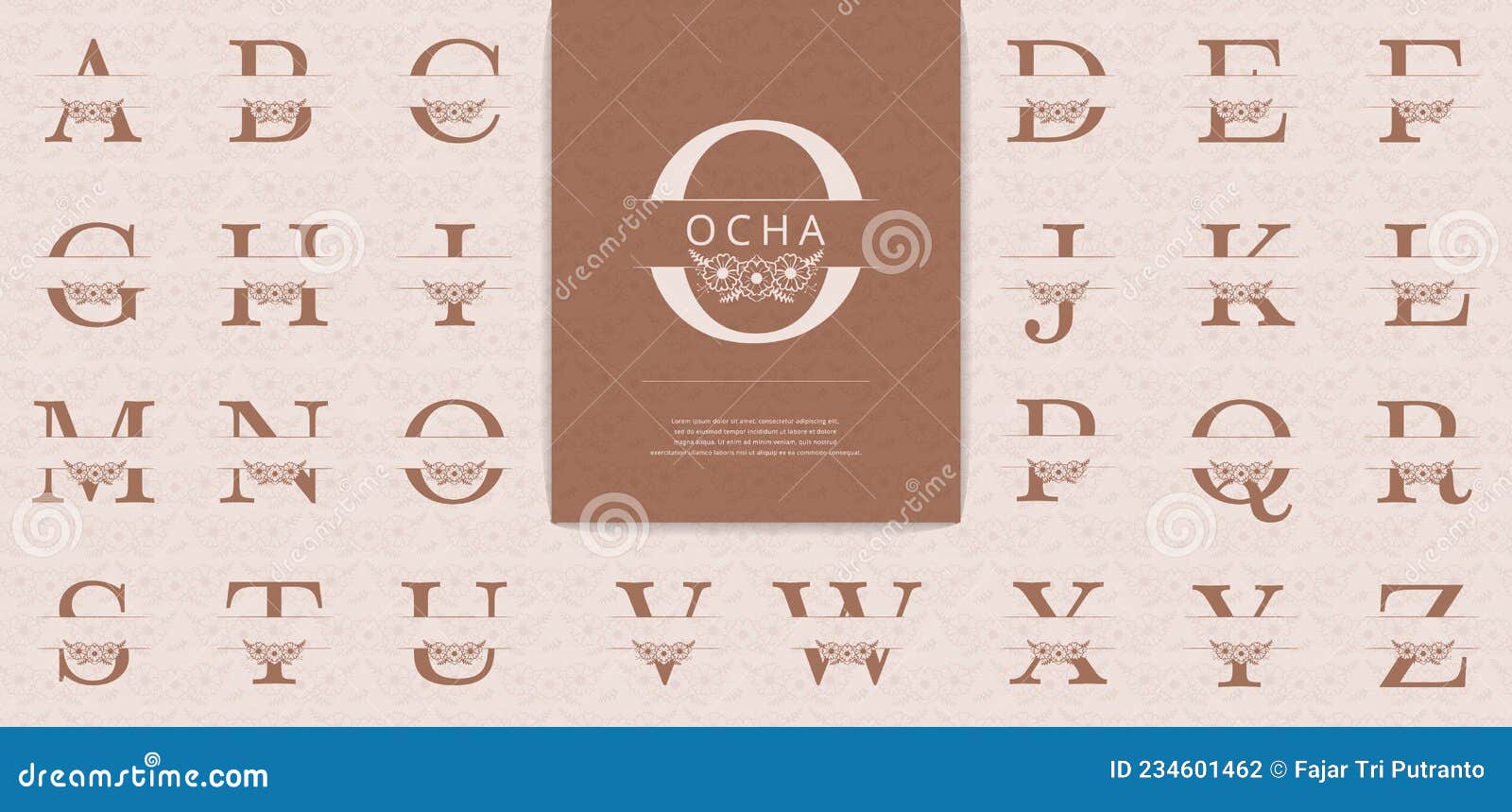 Split Letters. Split Monogram Font. Split Alphabet. Vector Illustration ...