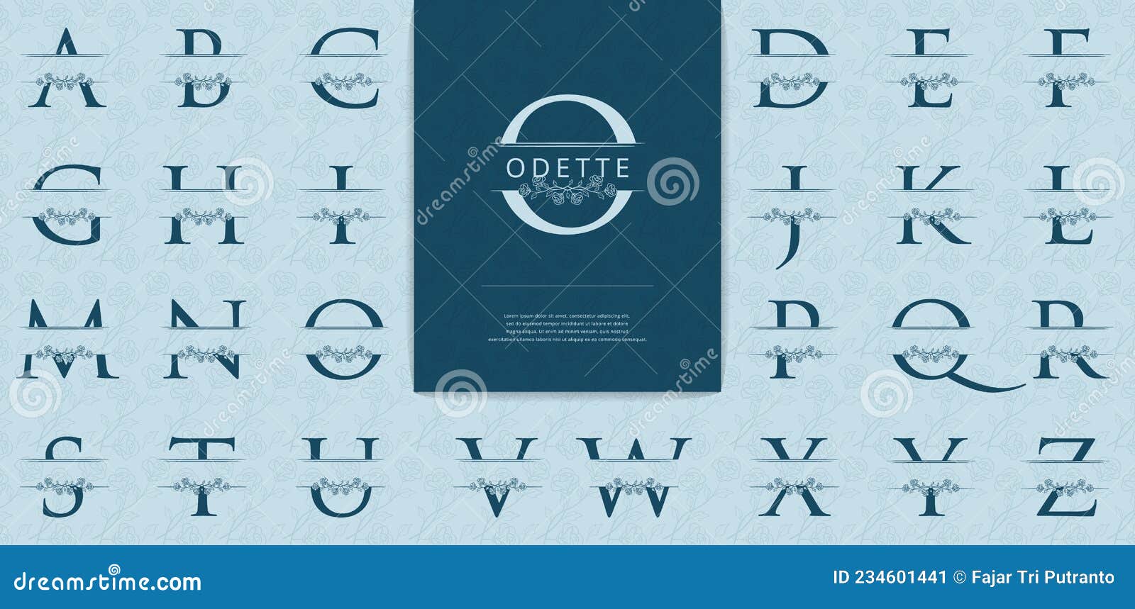 Split Letters. Split Monogram Font. Split Alphabet. Vector Illustration ...
