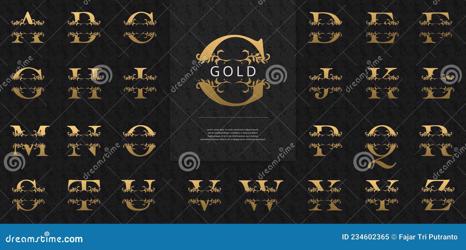 Split Letters. Split Monogram Font. Split Alphabet. Vector Illustration ...