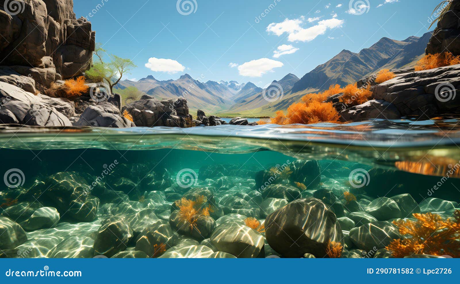 A Split Level of Photography in Desert Stock Illustration ...