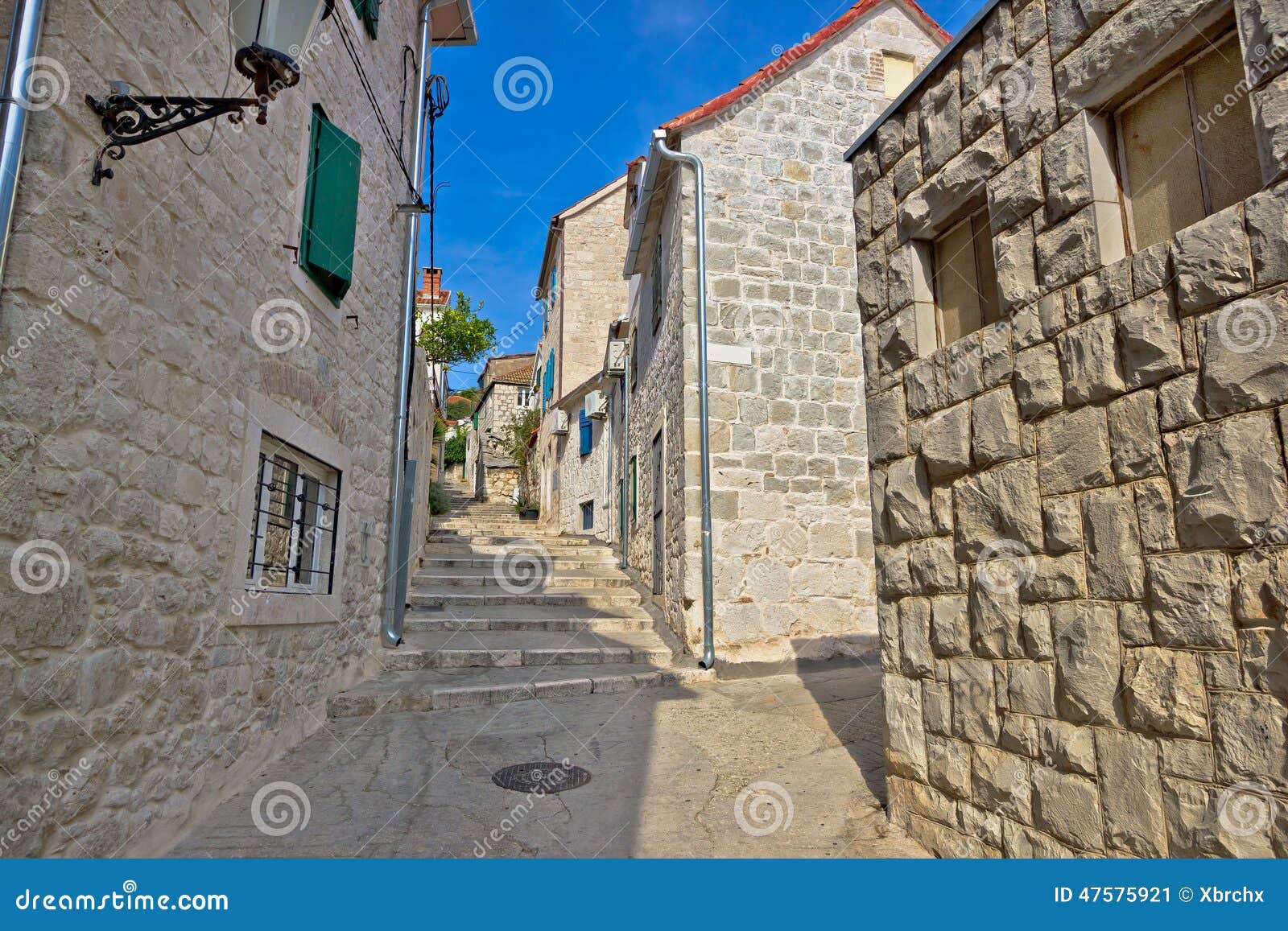 Split Old Historic Stone Street Stock Image - Image of croatia ...