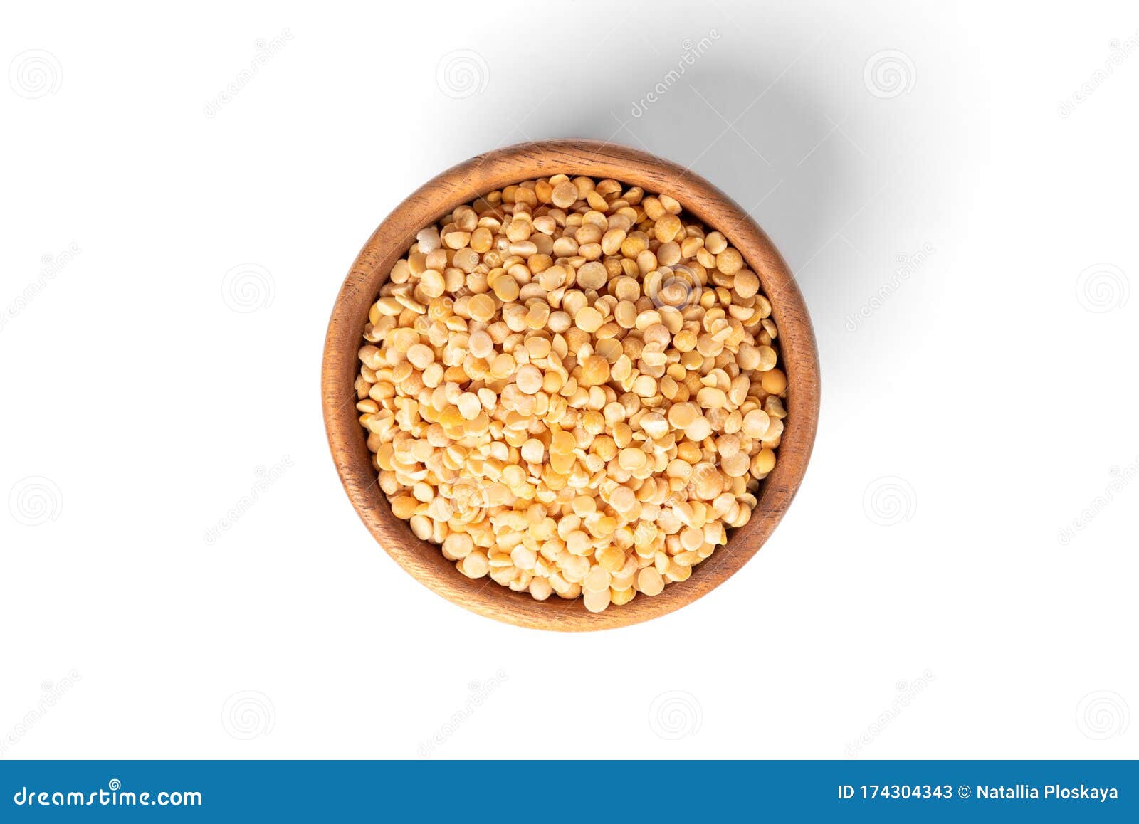 Split Peas Isolated on White. Stock Image - Image of protein, closeup ...