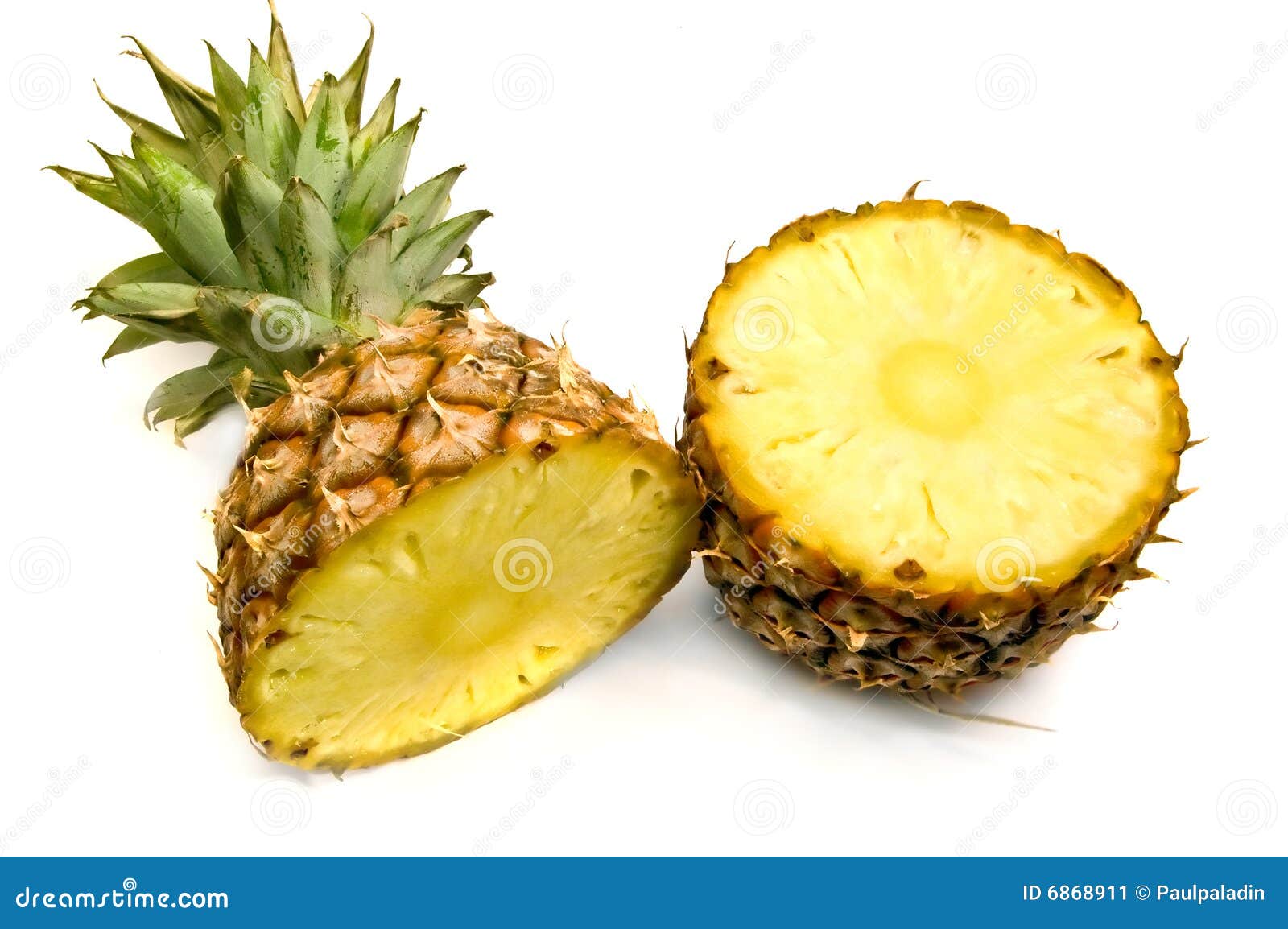 Isolated Split Pineapple Stock Photos - Free & Royalty-Free Stock ...