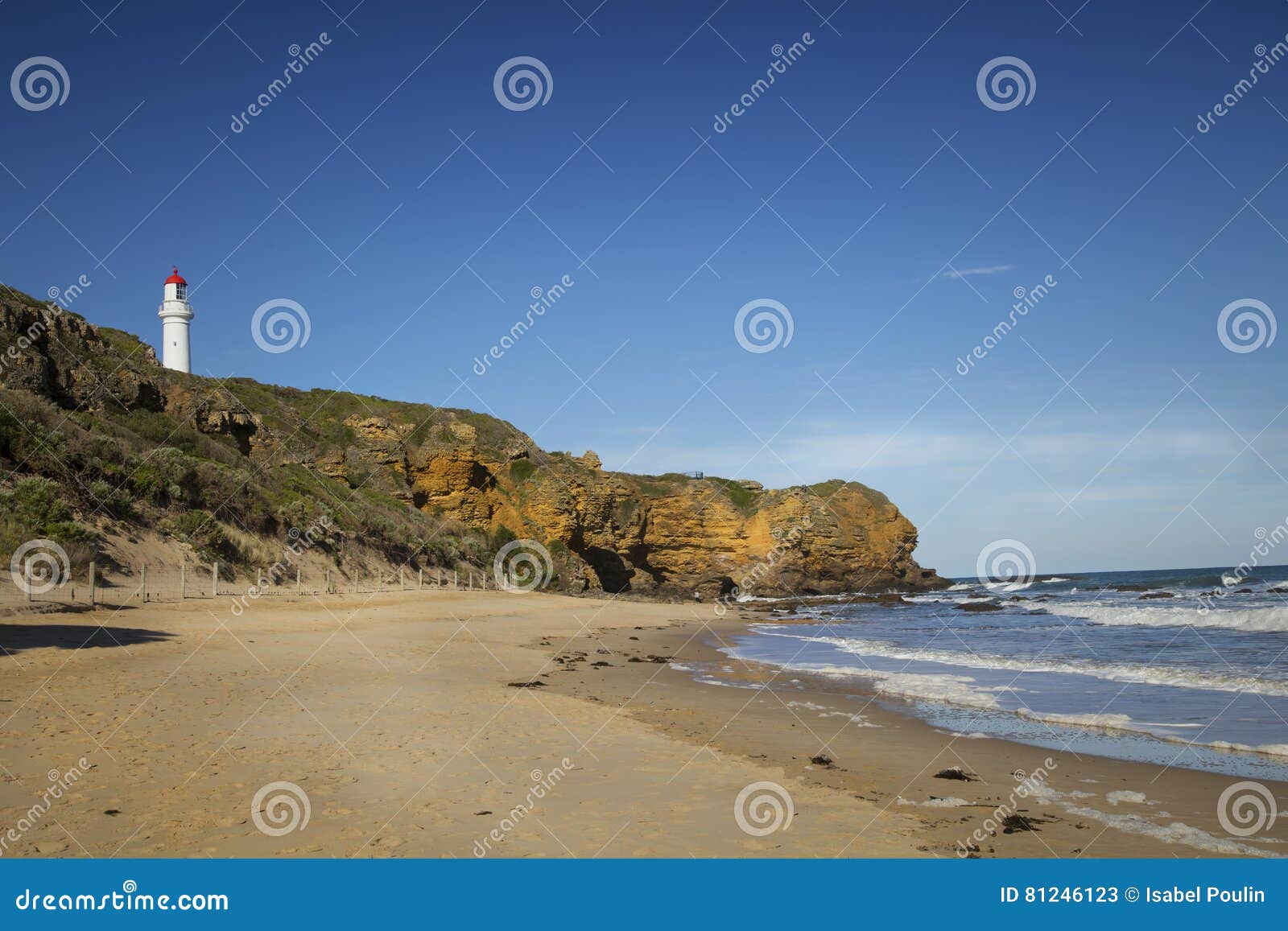 Split Point Lighthouse, Australia Stock Image - Image of dunes ...
