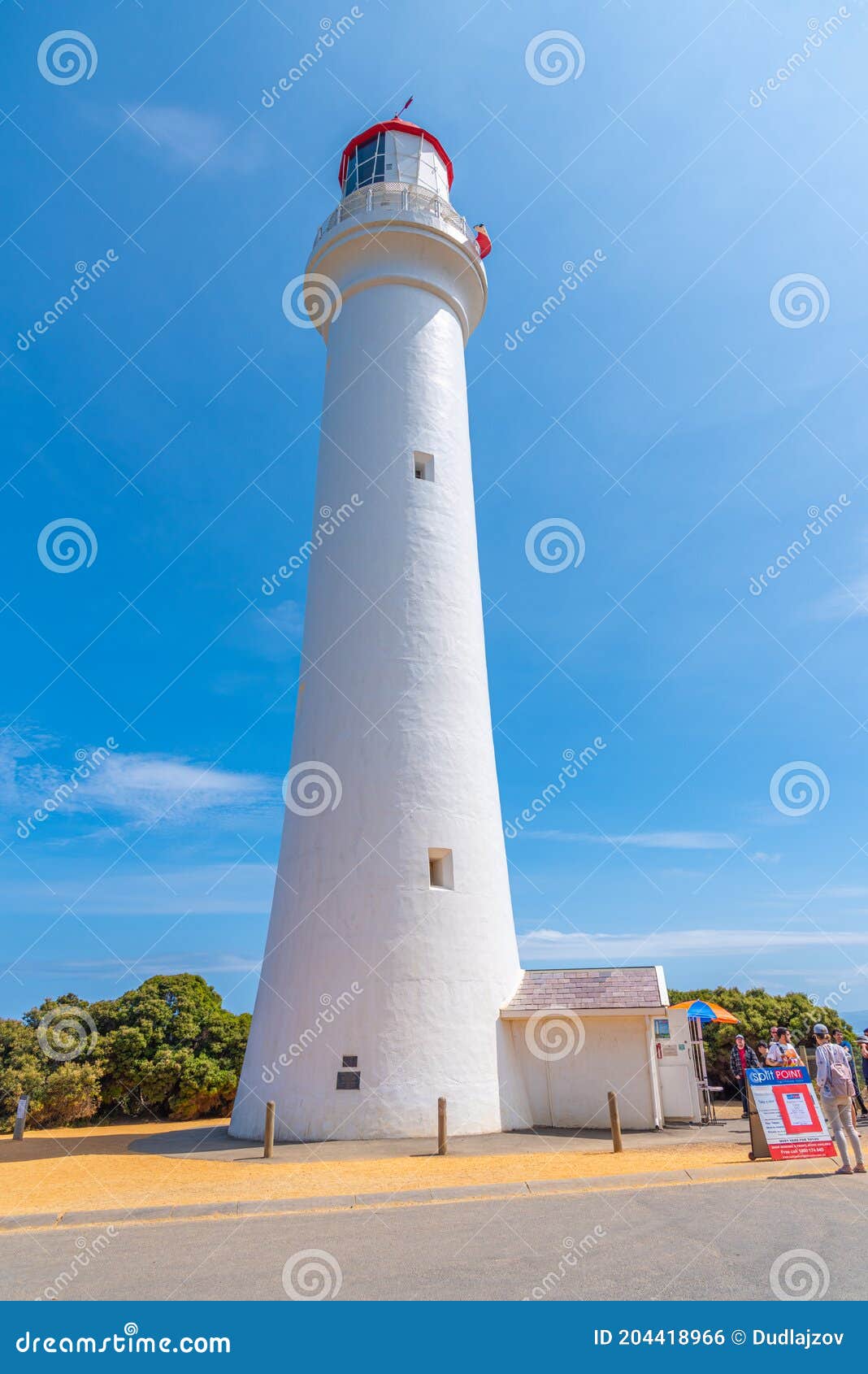 Split Point Lighthouse in Australia Stock Photo - Image of landmark ...