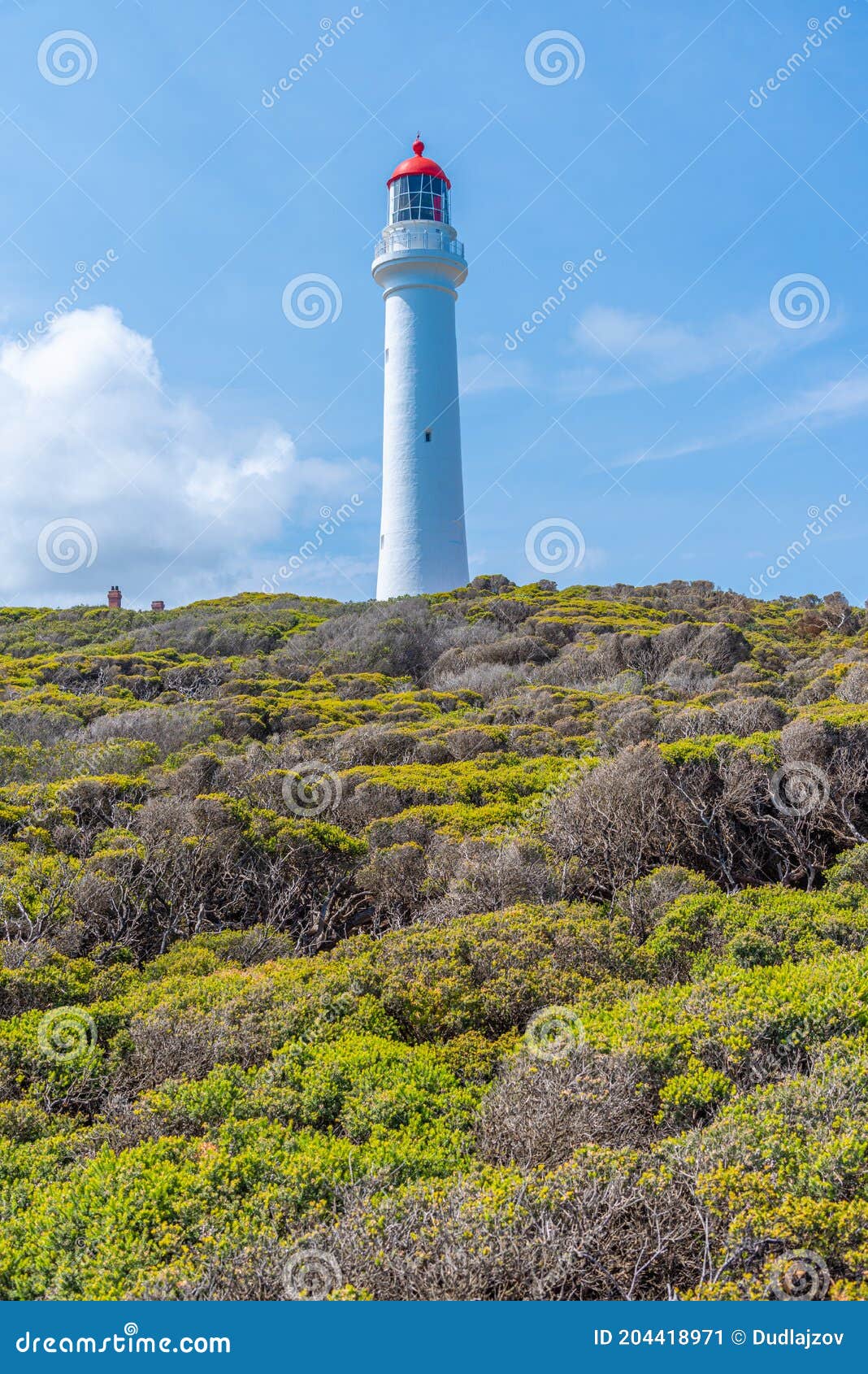 Split Point Lighthouse in Australia Stock Image - Image of beacon ...