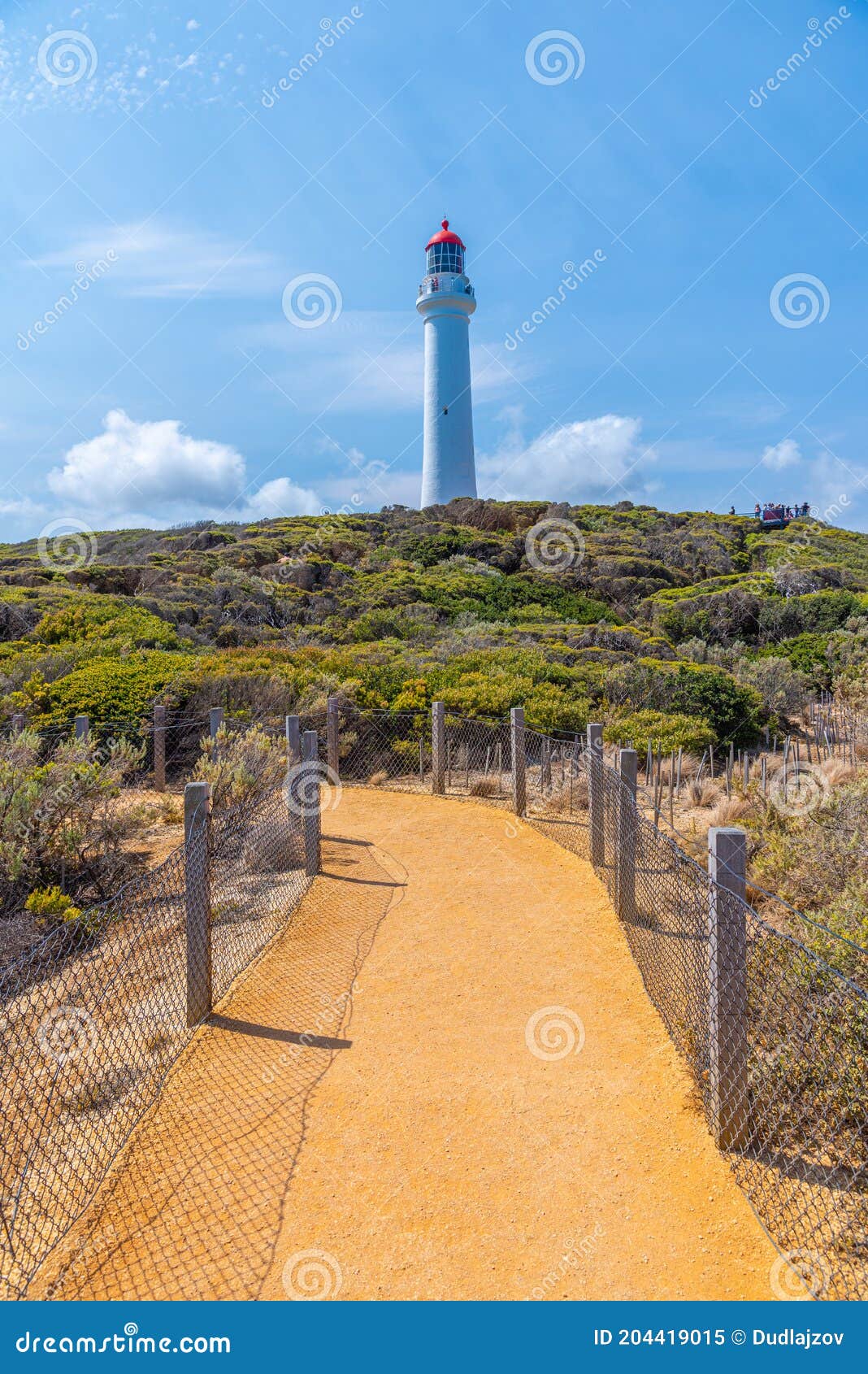 Split Point Lighthouse in Australia Stock Image - Image of maritime ...