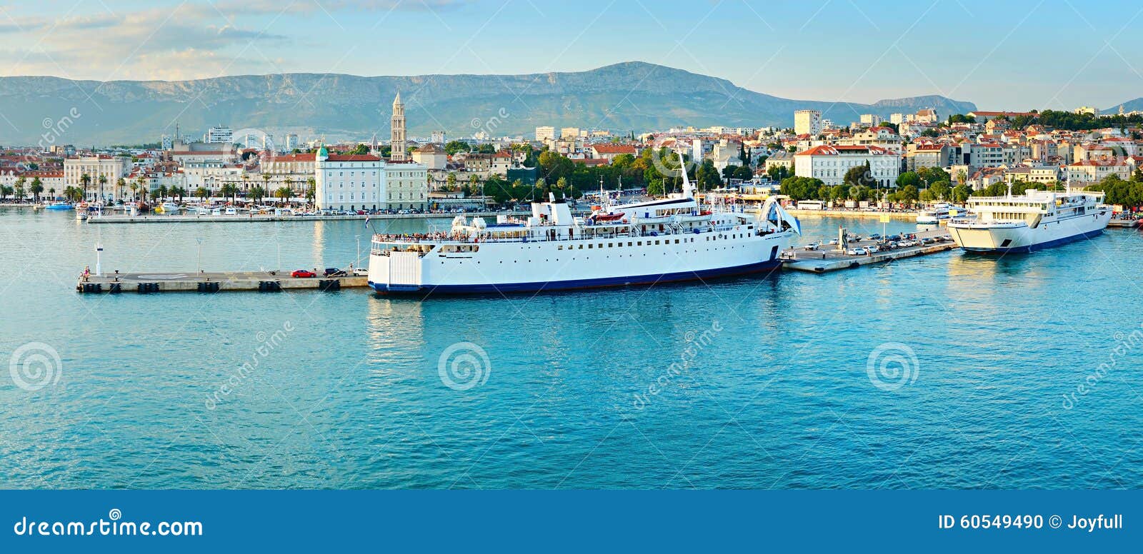 Split port. Croatia stock photo. Image of outdoors, dock - 60549490