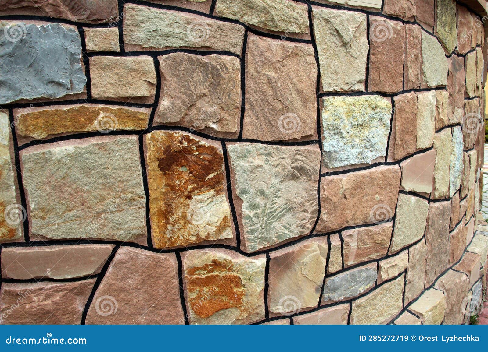 Split Red Natural Stone is Used in Construction Stock Image - Image of ...