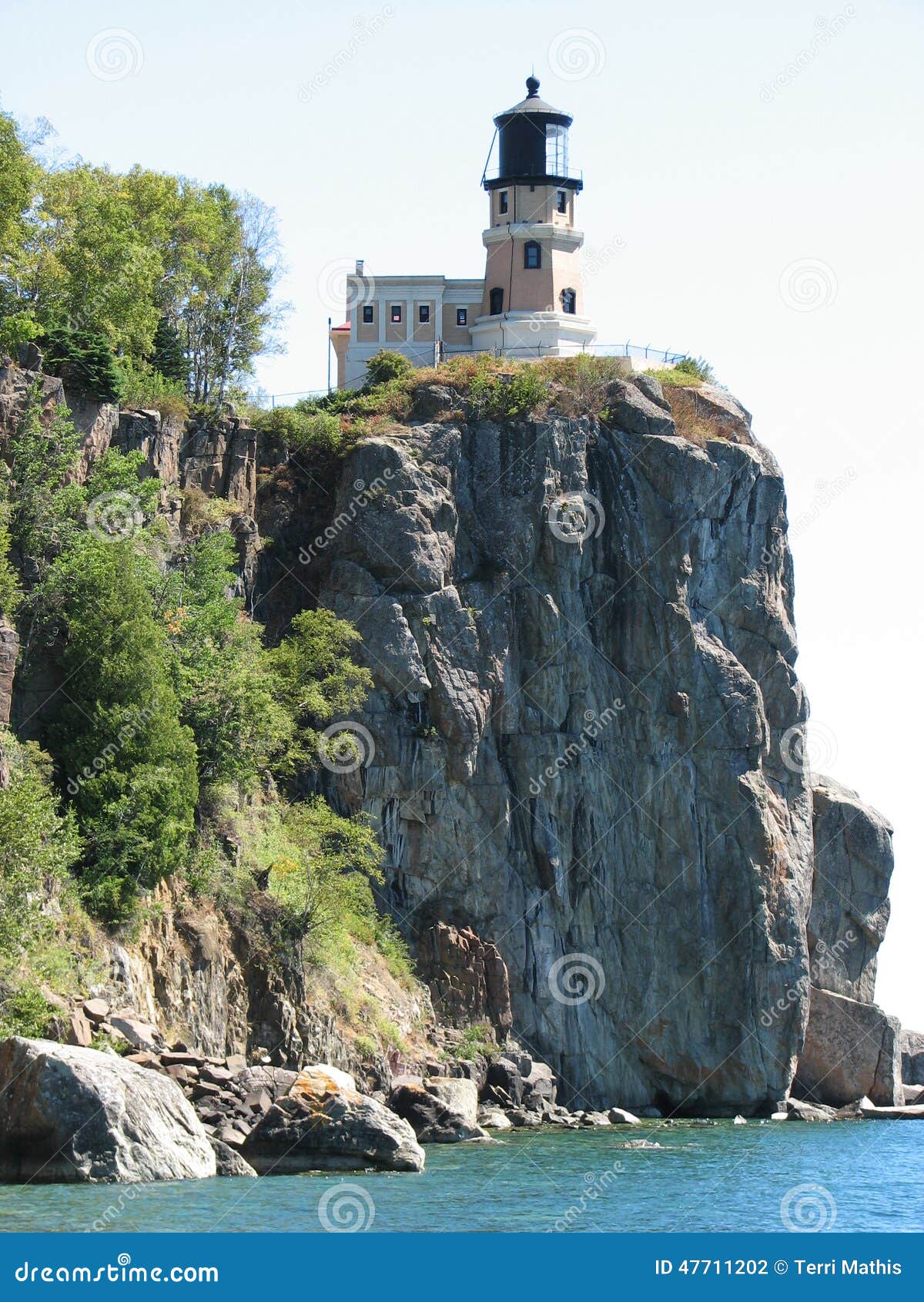 Split Rock Light House stock photo. Image of lighthouse - 47711202
