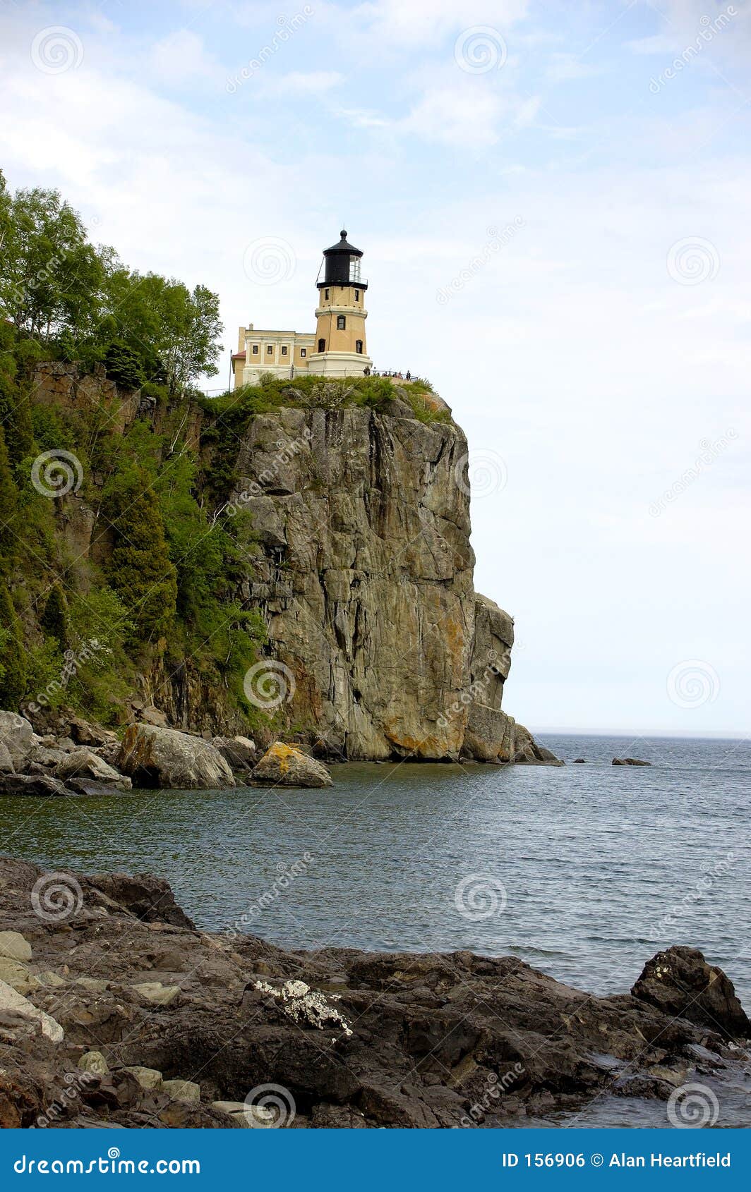 Split Rock Lighthouse stock photo. Image of shoreline, lake - 156906