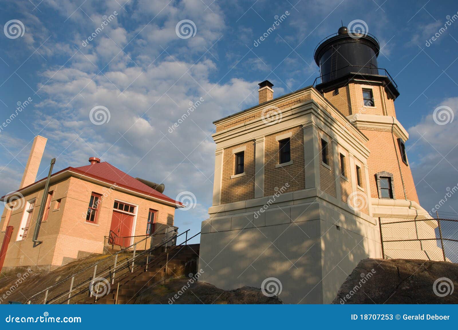 Split Rock Lighthouse stock image. Image of america, boating - 18707253