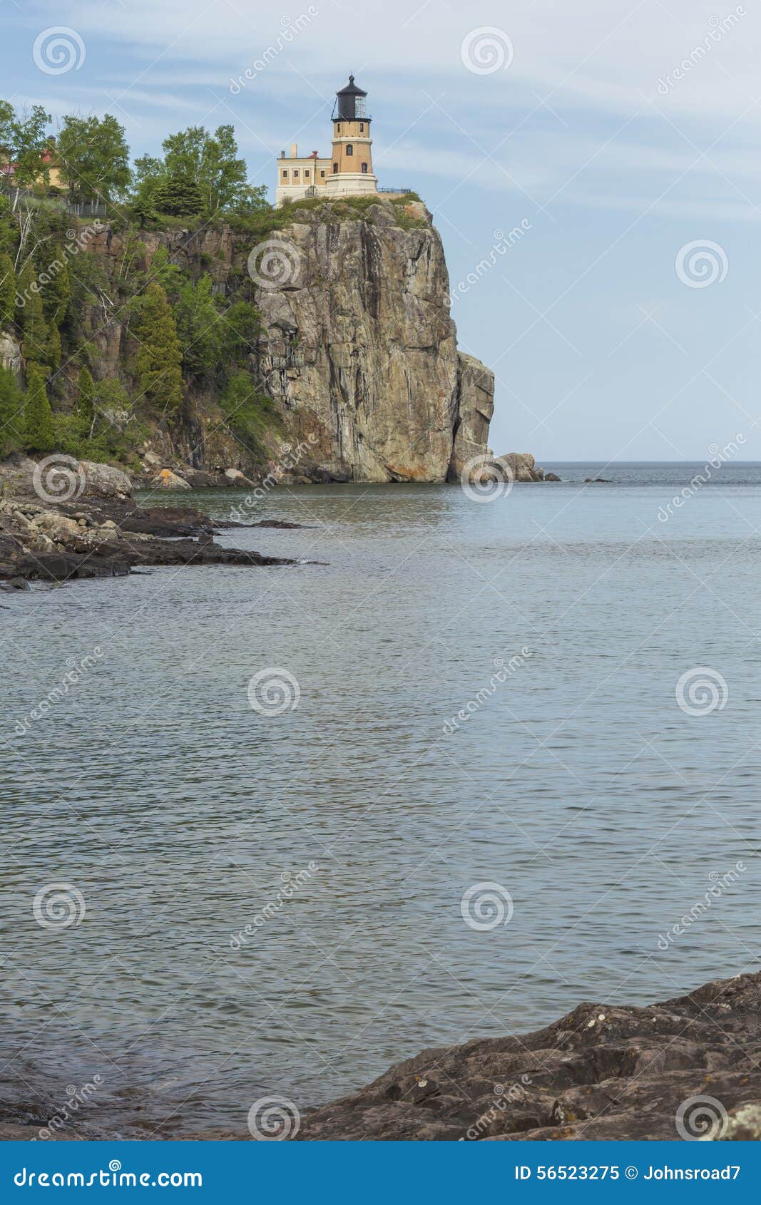 Split Rock Lighthouse stock image. Image of maritime - 56523275