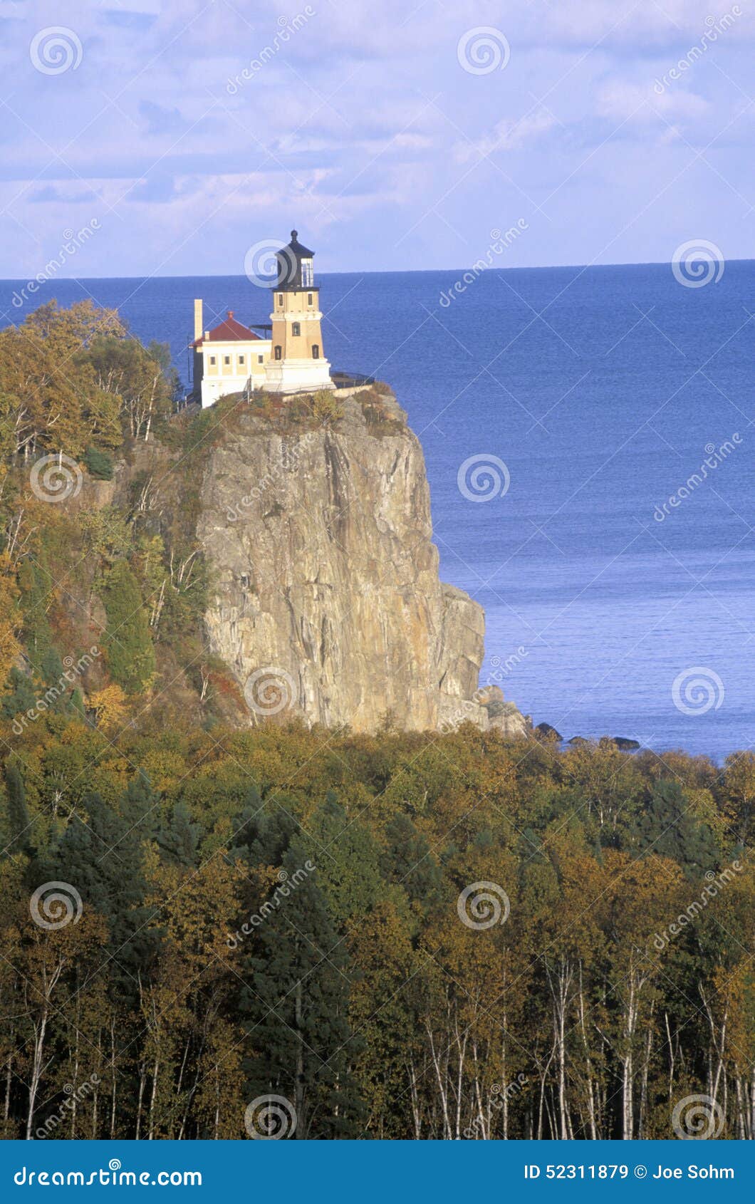 Split Rock Lighthouse in the Split Rock Lighthouse State Park on Lake ...