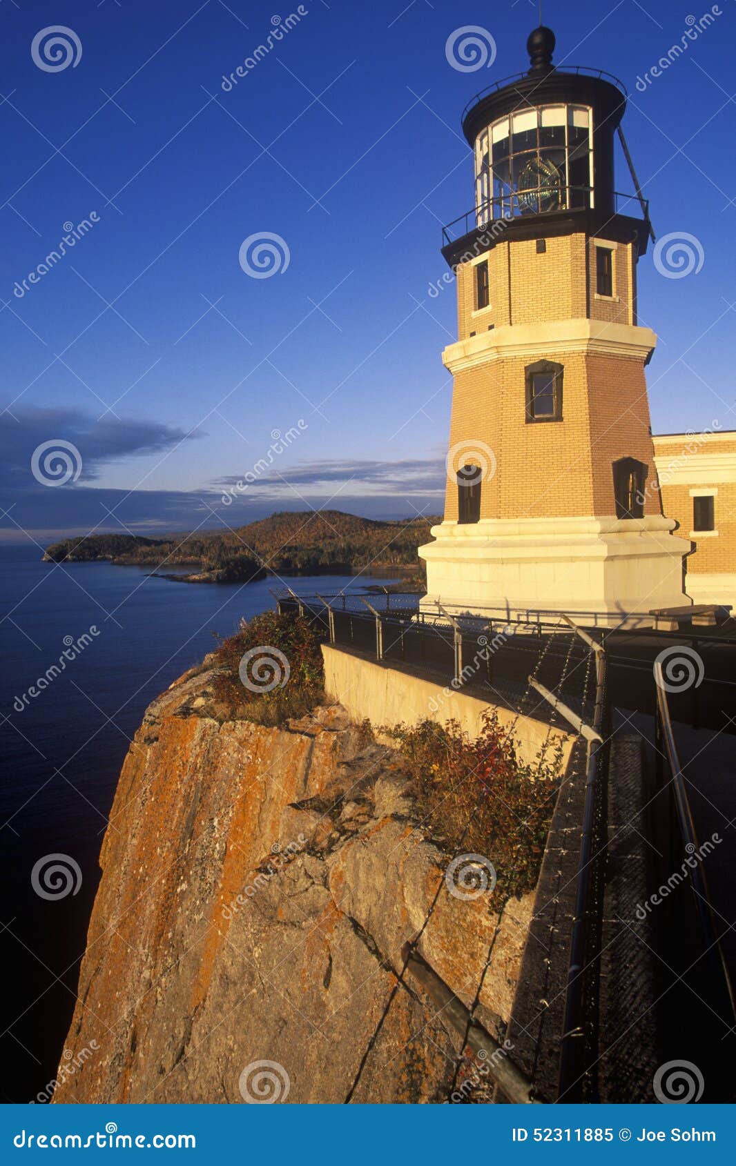 Split Rock Lighthouse in the Split Rock Lighthouse State Park on Lake ...