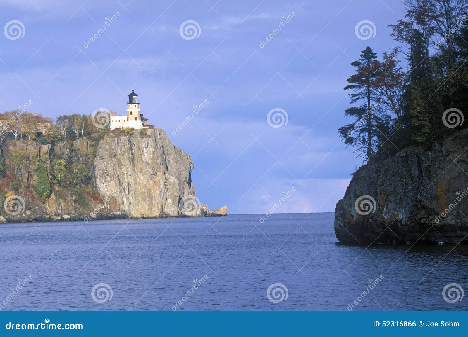Split Rock Lighthouse in the Split Rock Lighthouse State Park on Lake ...