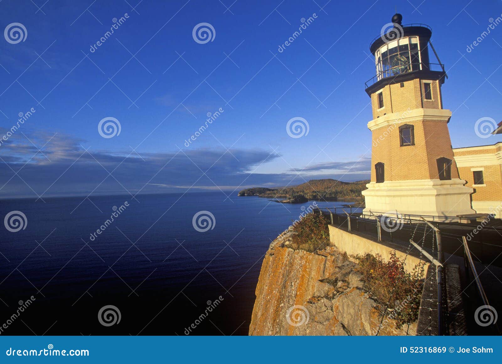 Split Rock Lighthouse in the Split Rock Lighthouse State Park on Lake ...