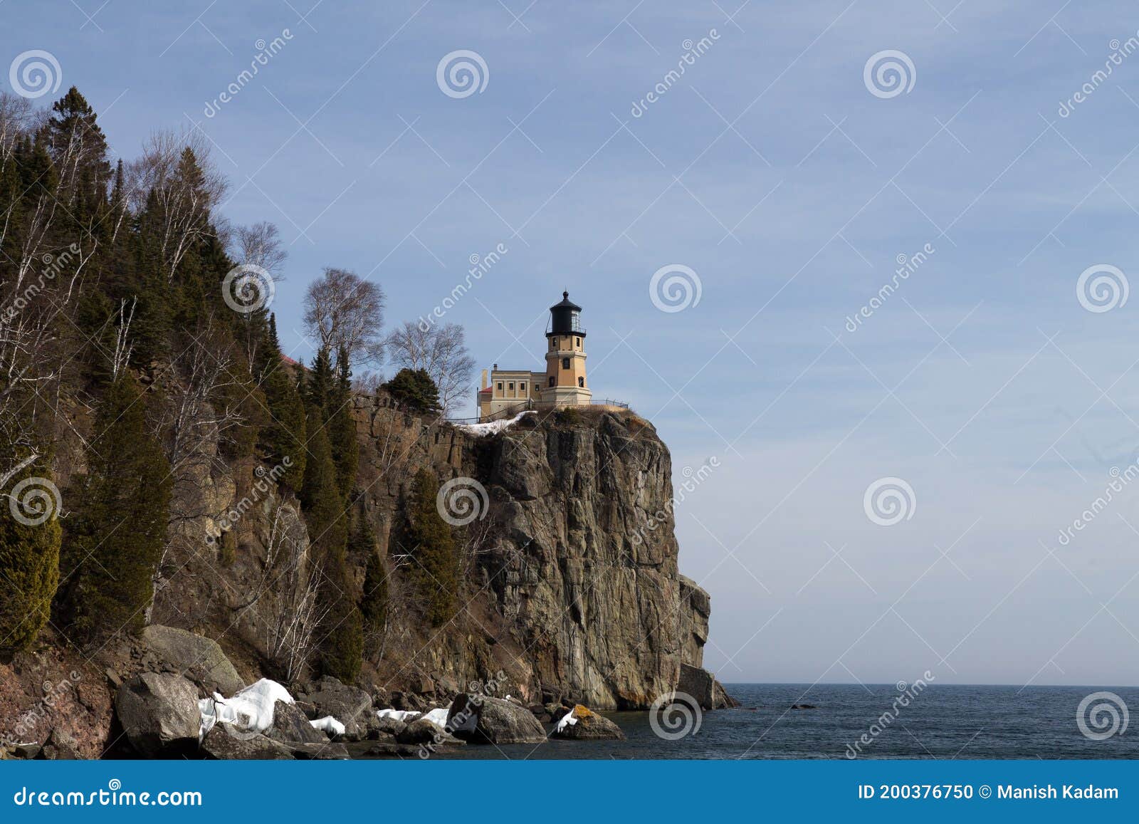 Split-Rock Observatory and Lighthouse Duluth, Minnesota Stock Photo ...