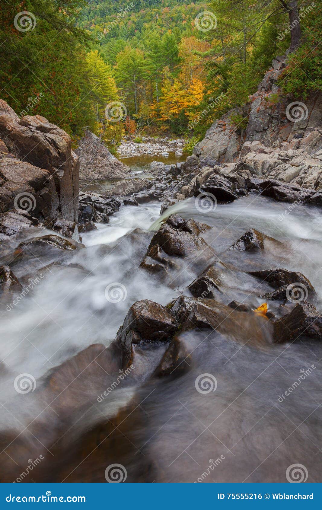 Split Rock Waterfalls stock photo. Image of preserve - 75555216