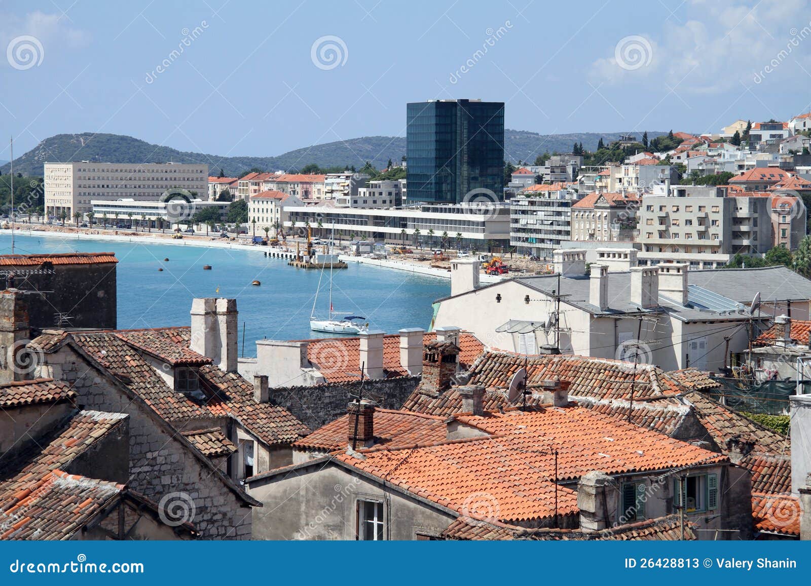 Split and sea stock image. Image of block, stone, development - 26428813