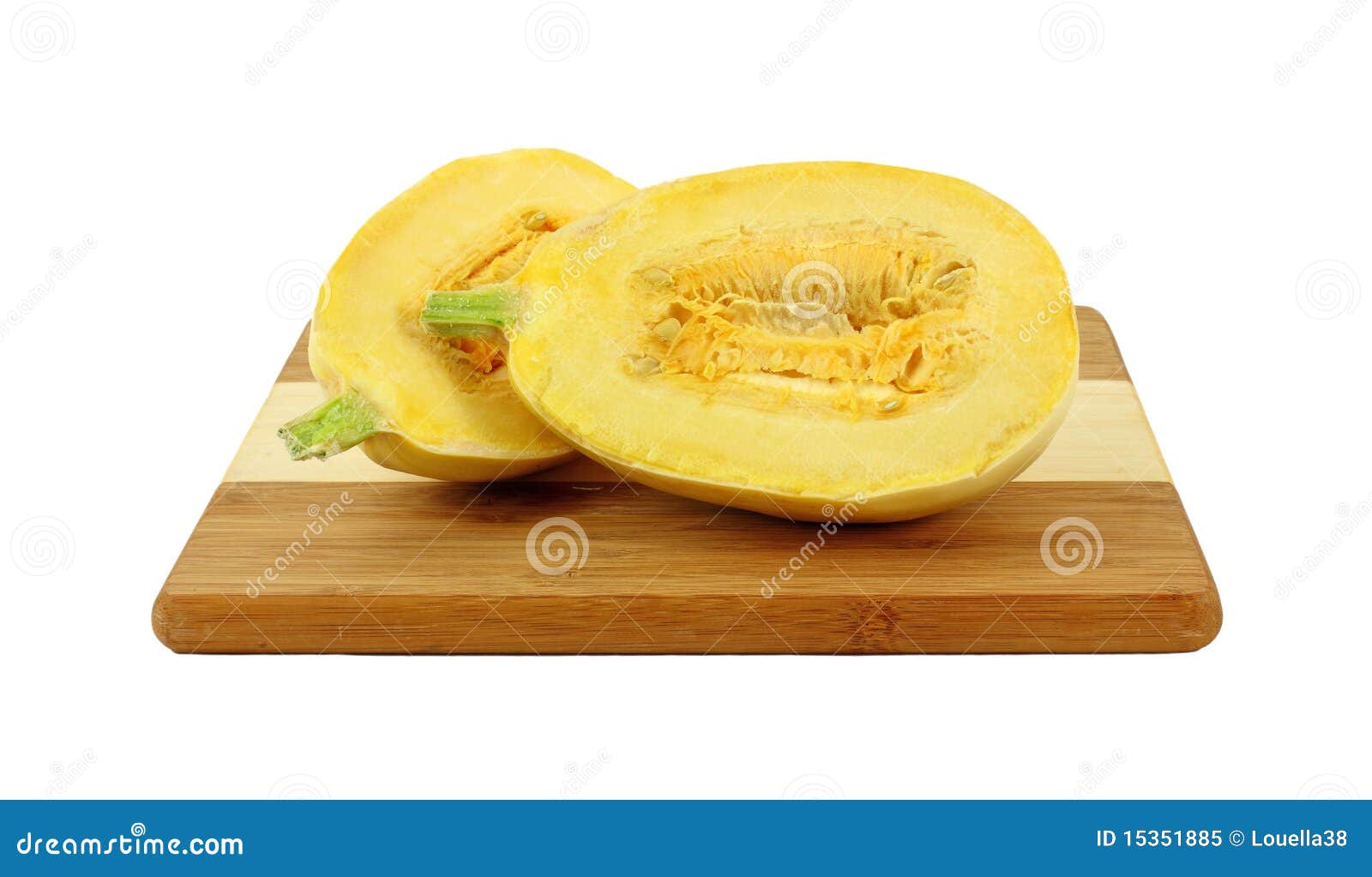 Split Spaghetti Squash stock image. Image of stem, visible - 15351885