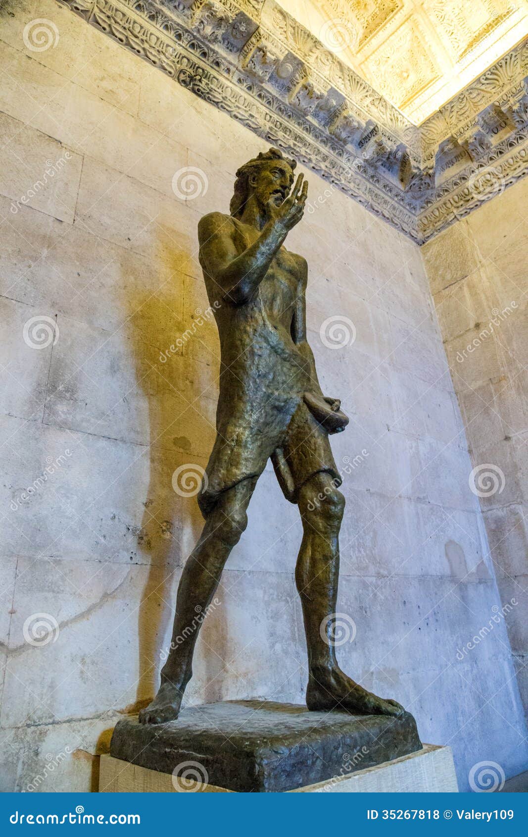 Split. Statue of John the Baptist in Temple of Jupiter2 Stock Photo ...