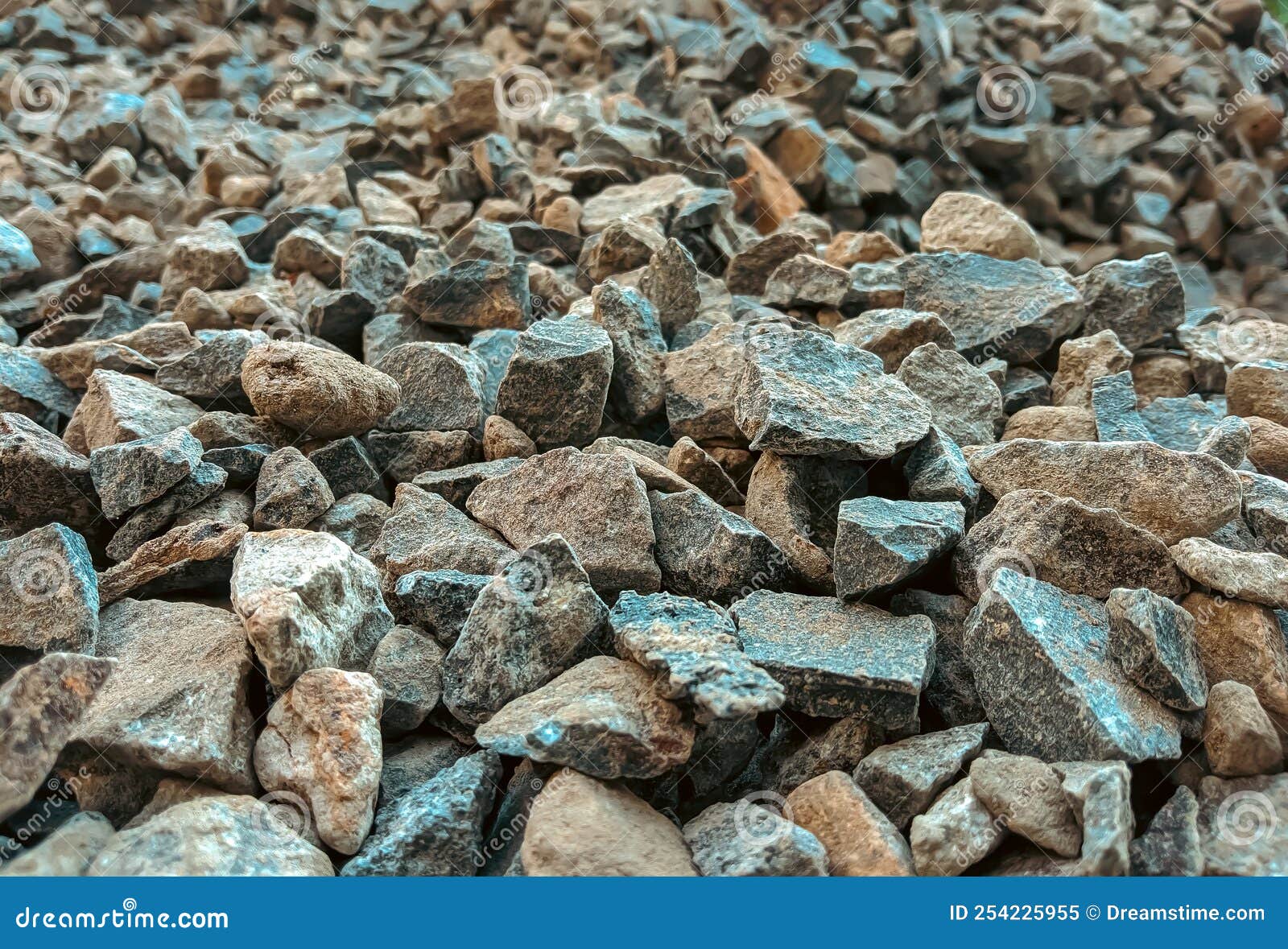 Split Stone is a Building Material Obtained by Breaking Large Stones ...