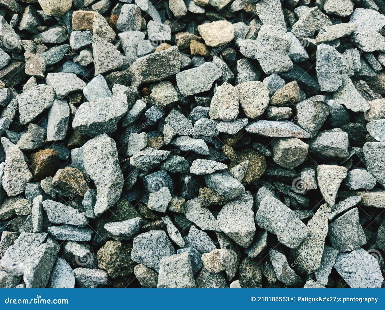 Split Stone Pile for Building Materials. with the New State of Nature ...