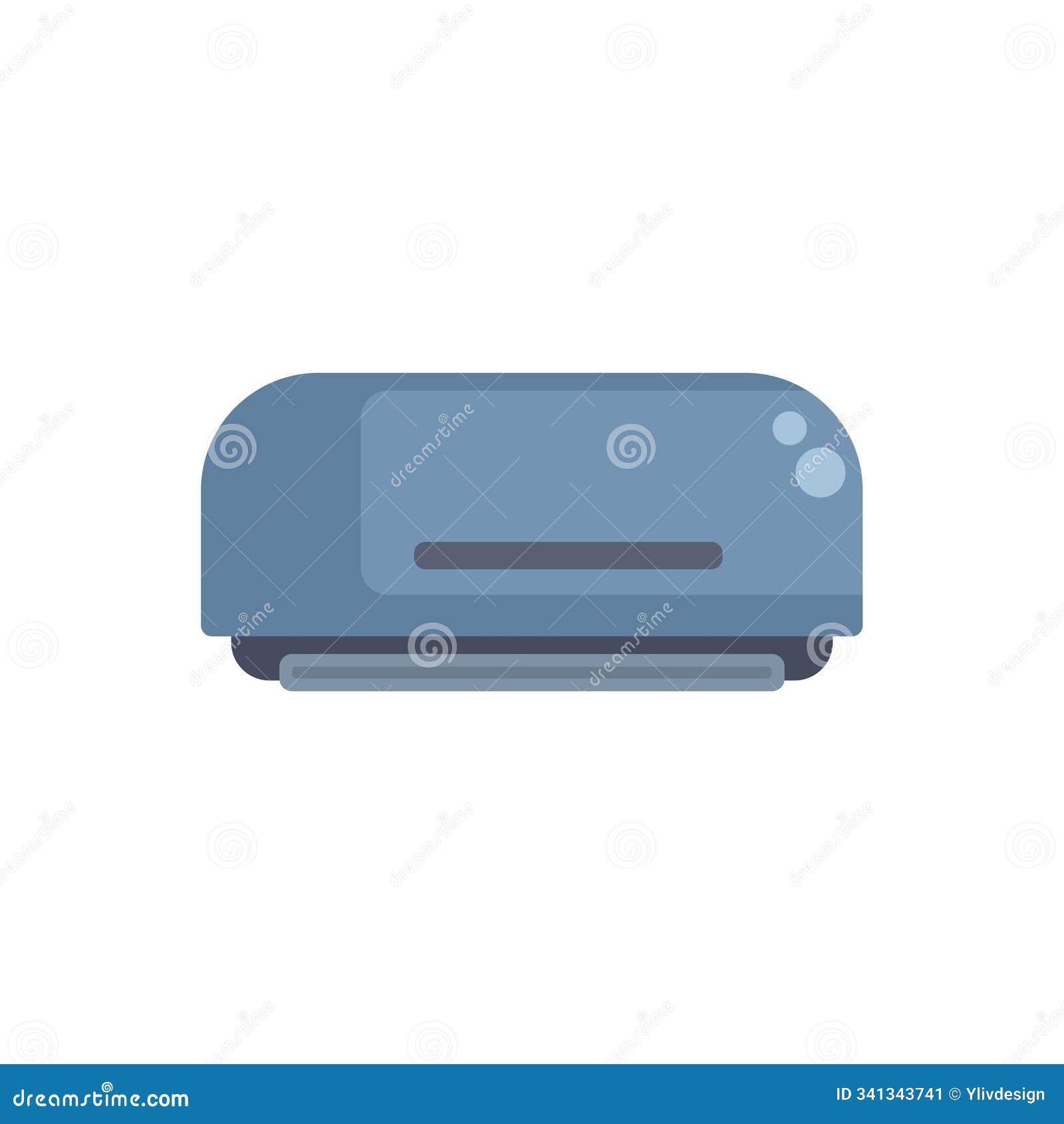 Split System Air Conditioner Cooling Device Illustration Stock ...