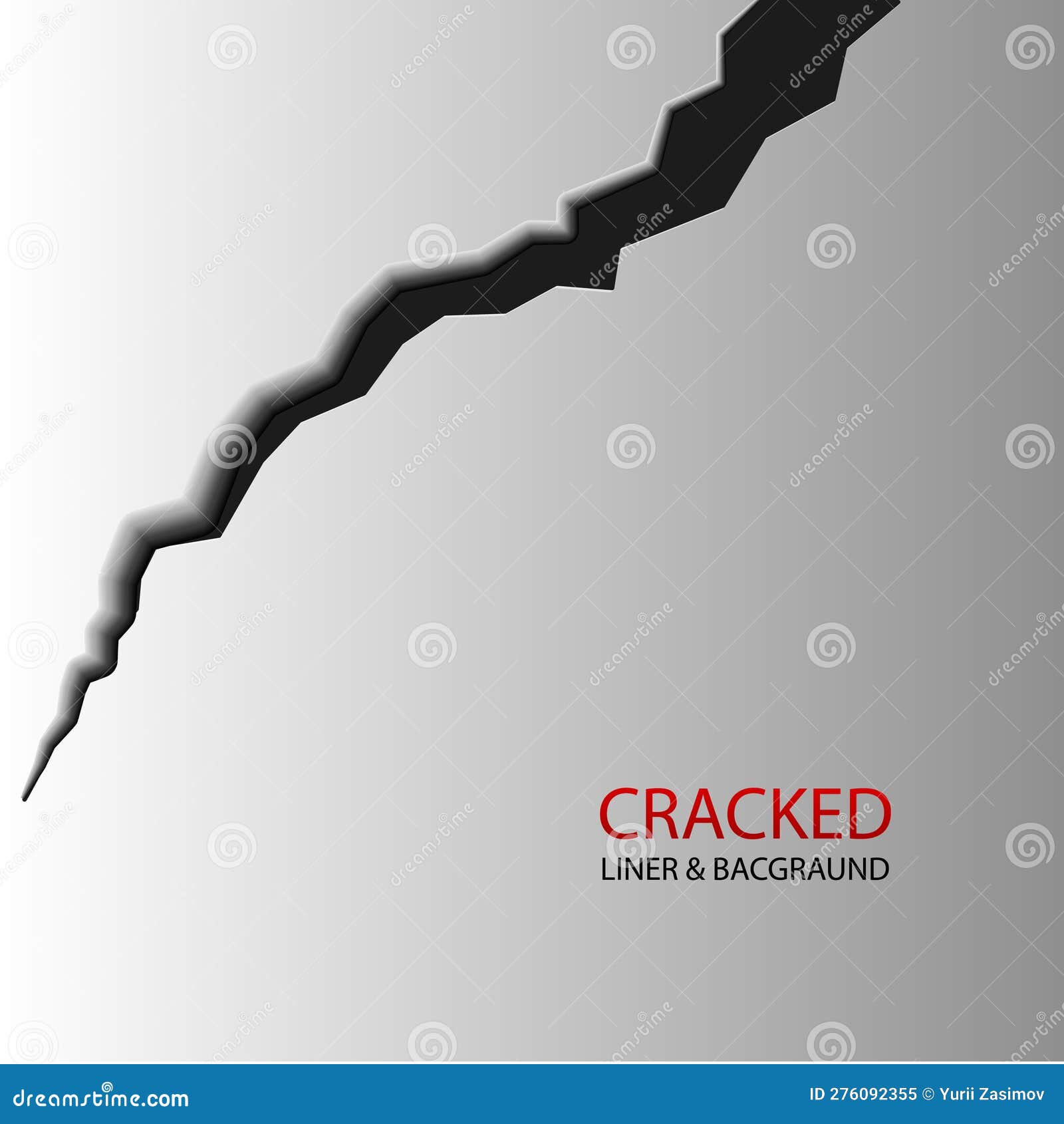 Split Terrain Vector after Earthquake. Surface Cracked Ground. Sketch ...