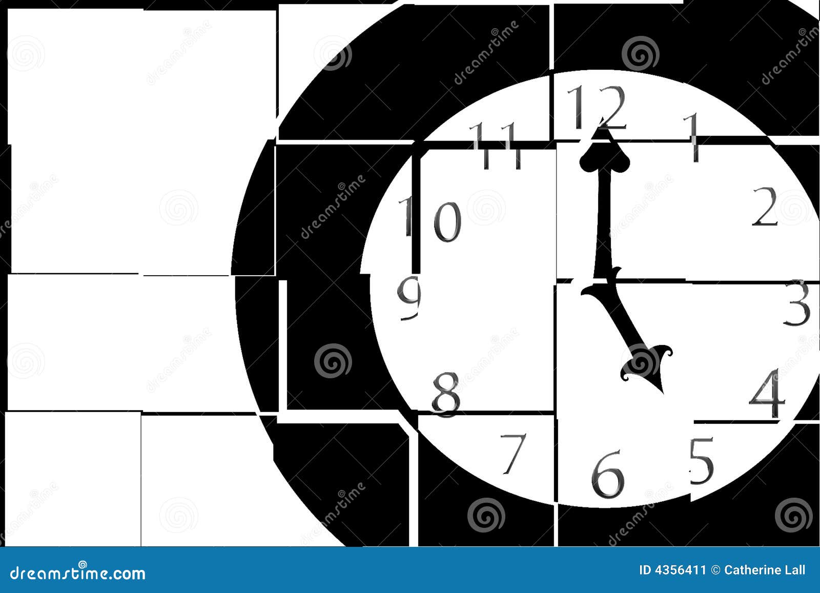 Split Time stock illustration. Illustration of numbers - 4356411