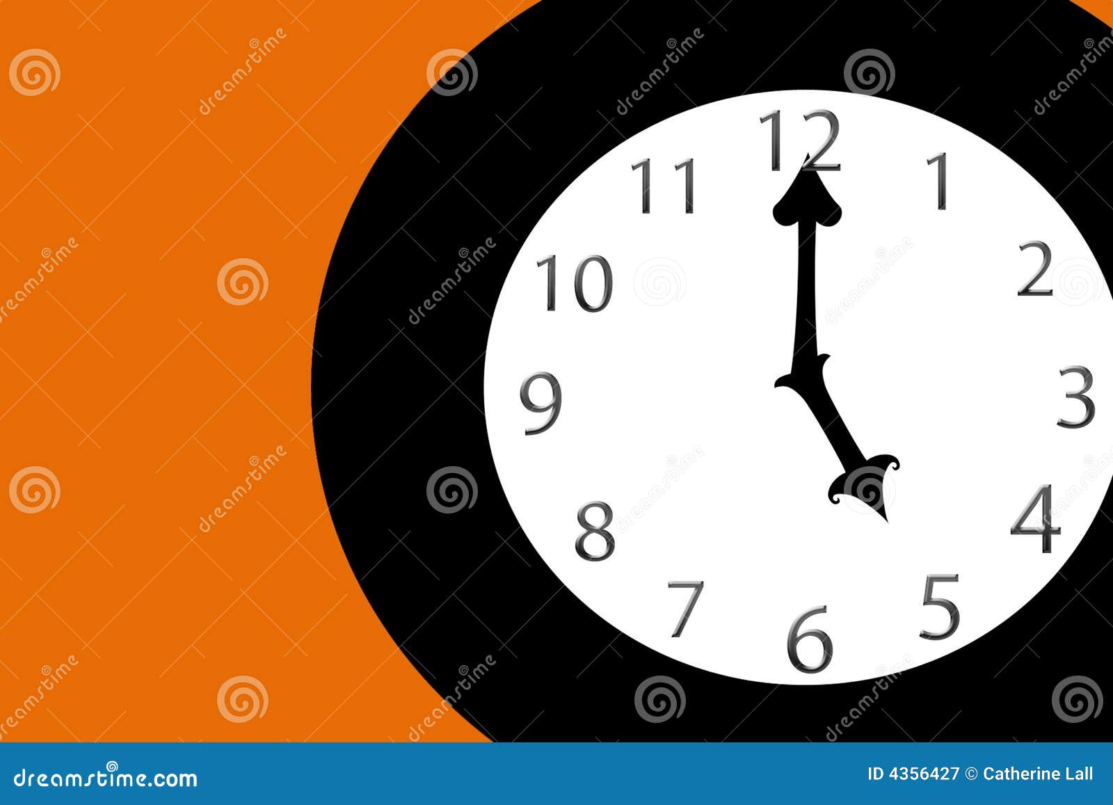 Split Time stock illustration. Illustration of alarm, hands - 4356427