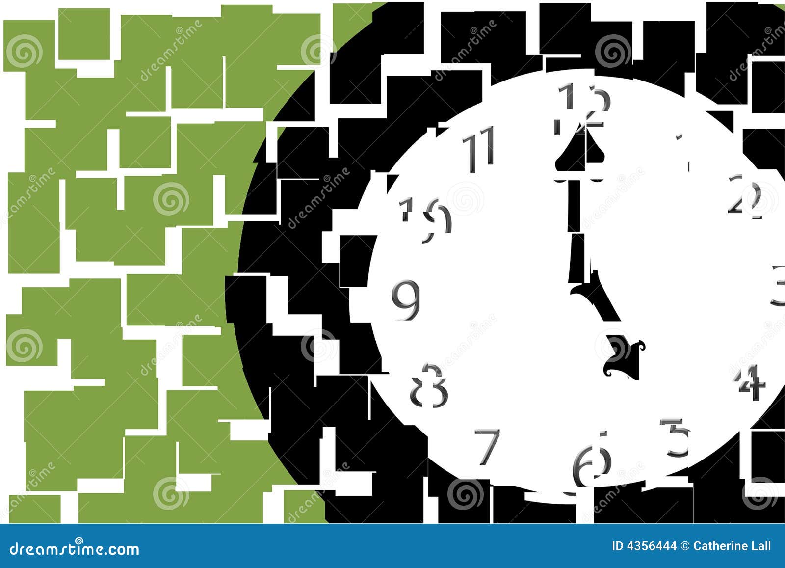 Split Time stock illustration. Illustration of abstract - 4356444