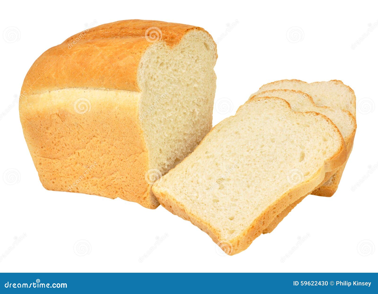 Split Tin Bread Loaf stock photo. Image of bread, white - 59622430