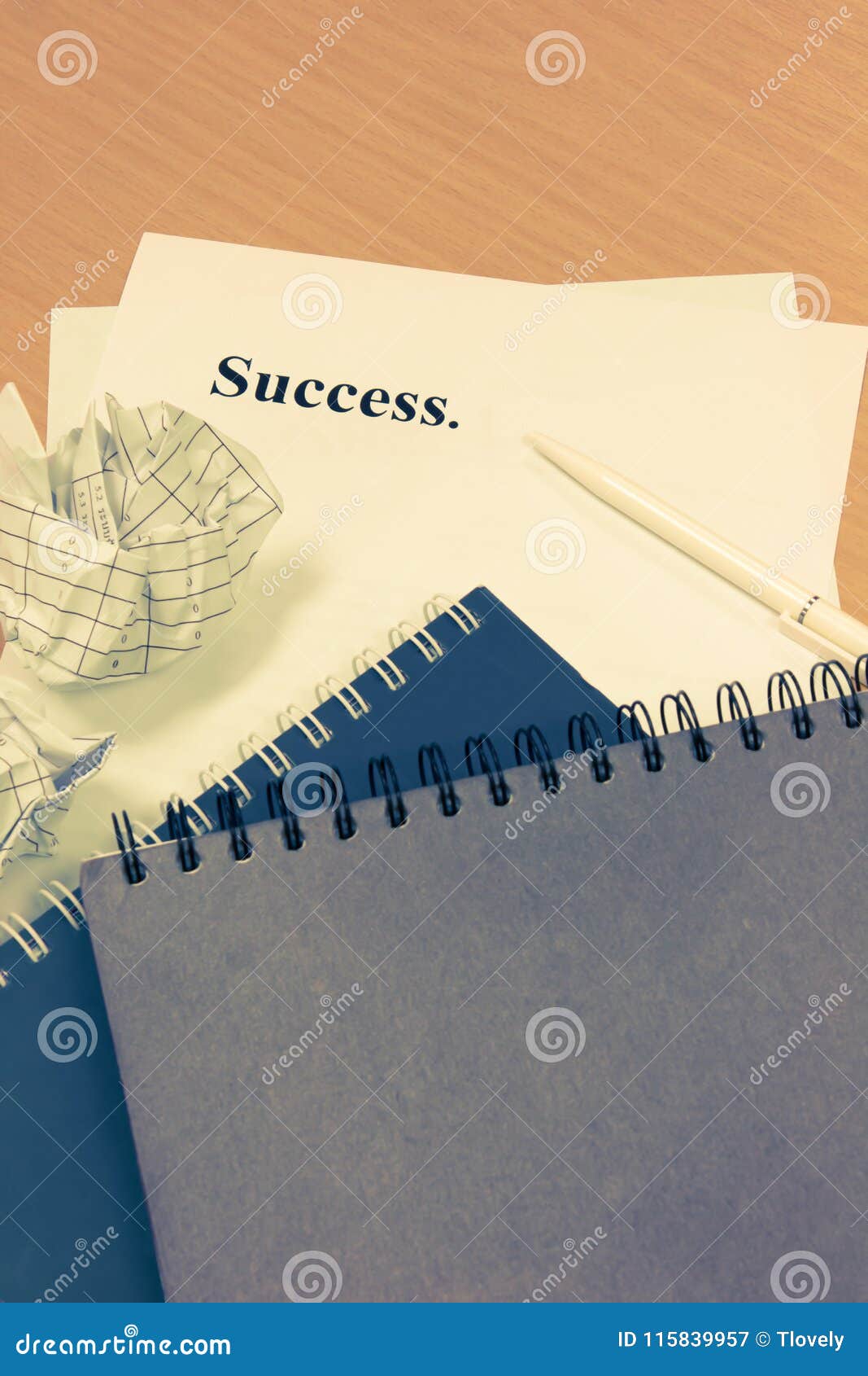 Split Toning Note Book Paper Stock Image - Image of object, aged: 115839957