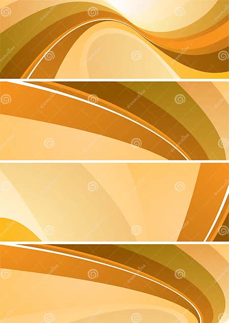 Split wave stock vector. Illustration of flow, brown, four - 7120616