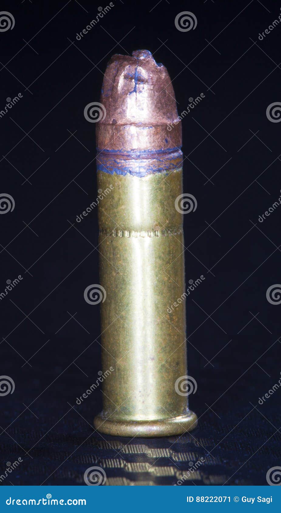 Splitting bullet stock image. Image of brass, orange - 88222071