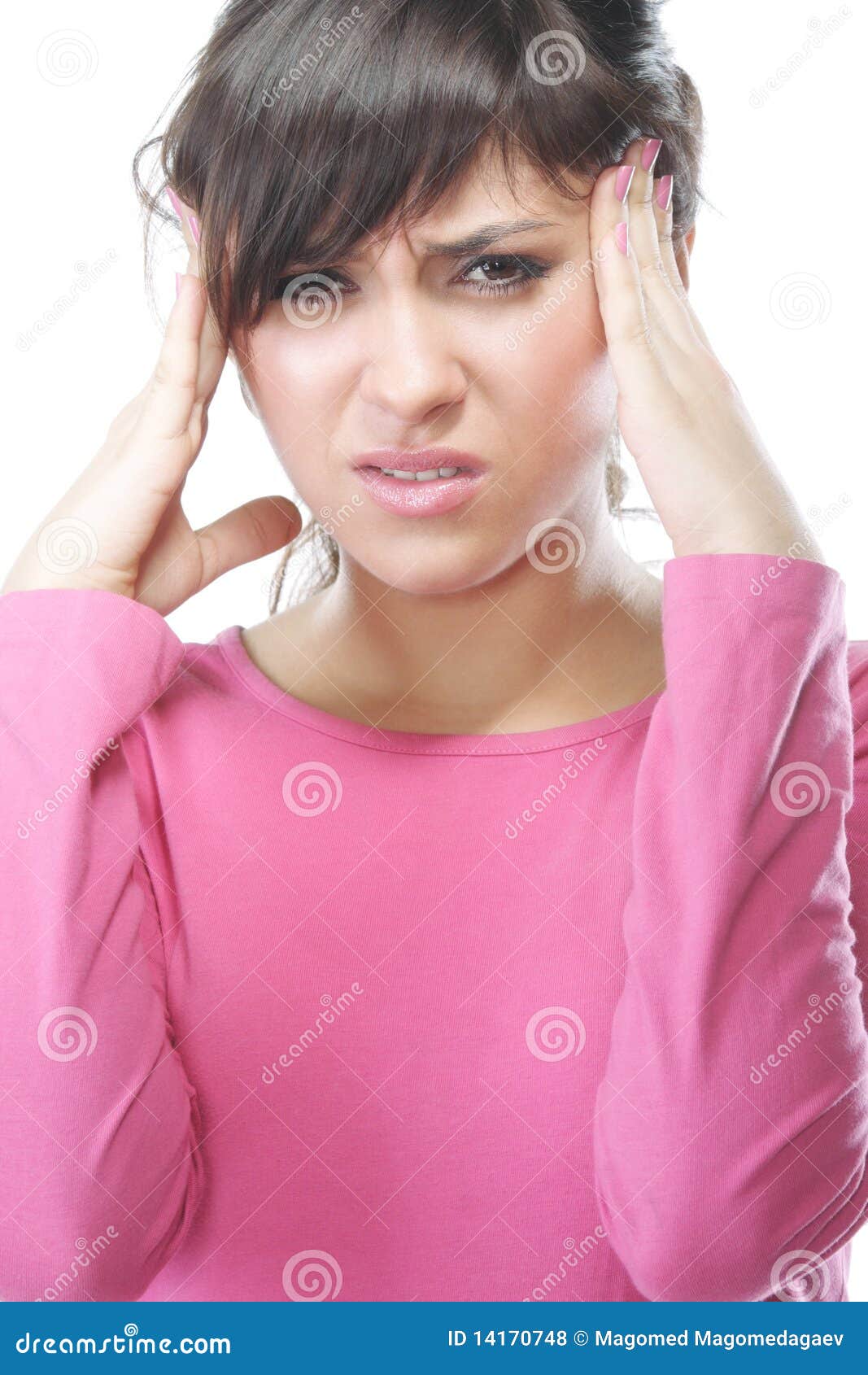 Splitting headache stock photo. Image of vertical, desease - 14170748