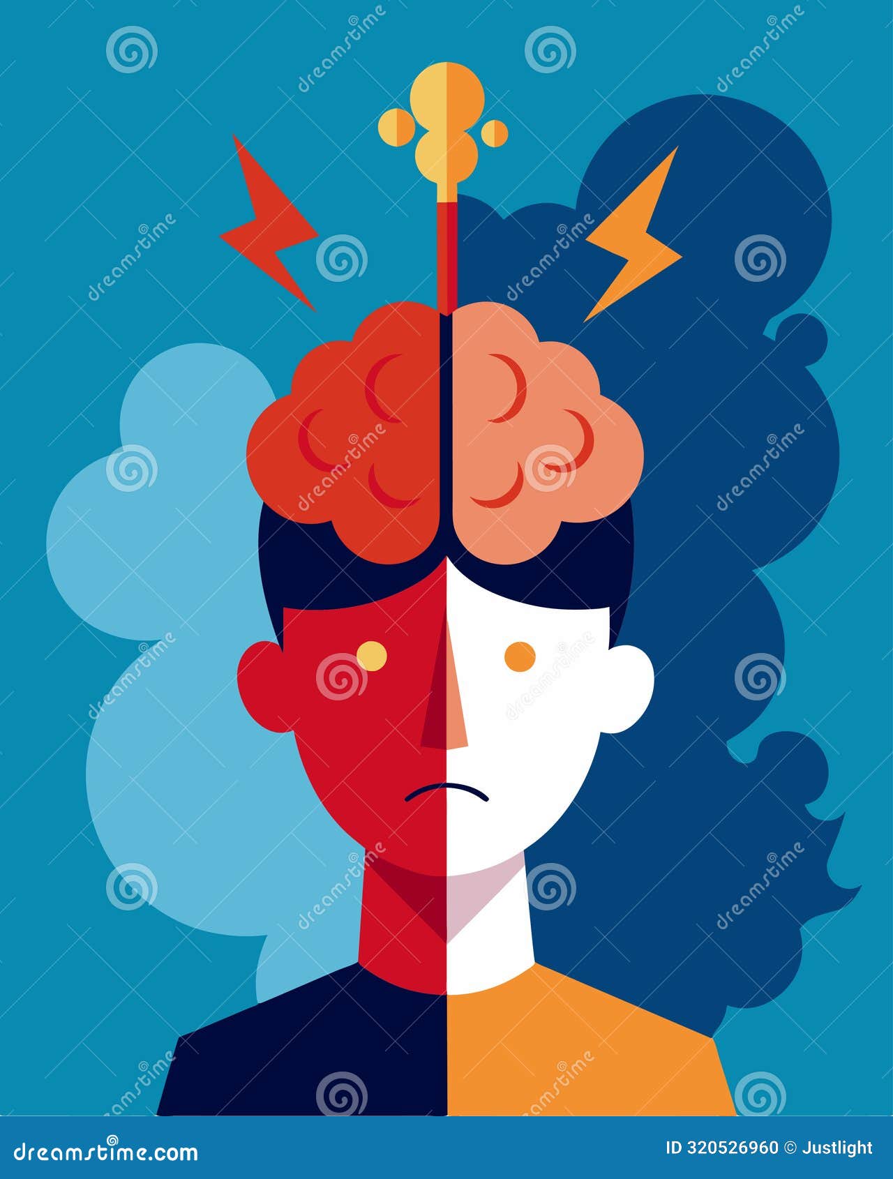 Splitting Headaches As The Brain Grapples With Opposing Ideas And ...