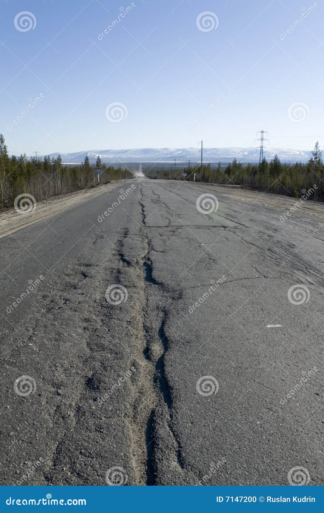 Splitting road stock photo. Image of mountain, expedition - 7147200