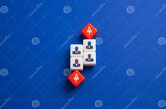 Splitting the Team into Different Projects. Split in the Team Stock ...