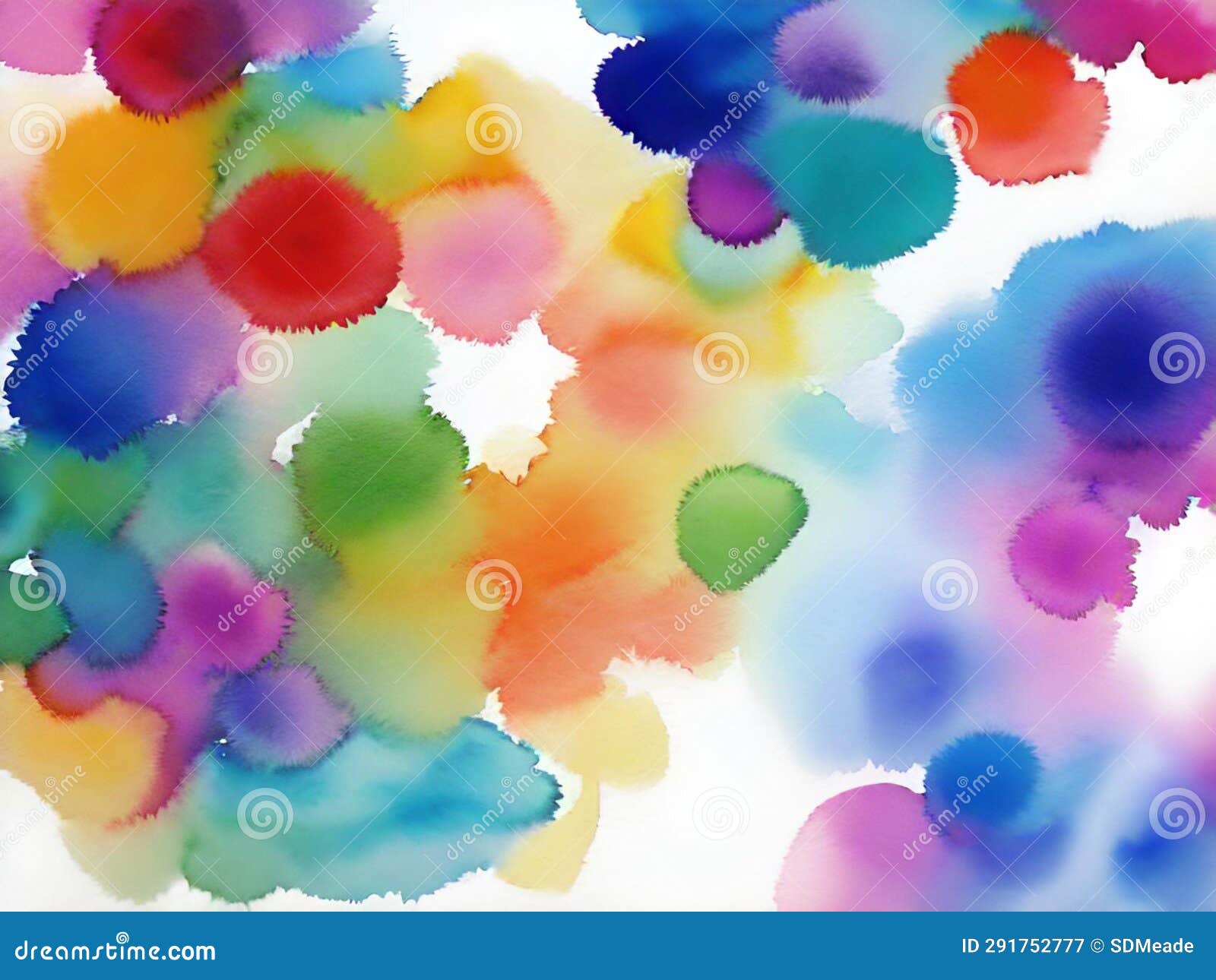 Splotchy Abstract Watercolor Background Stock Illustration ...