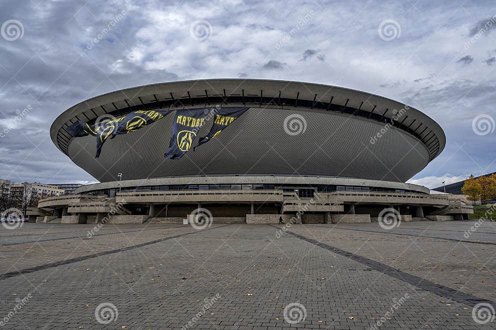Spodek Arena in Katowice in Poland Editorial Stock Photo - Image of ...