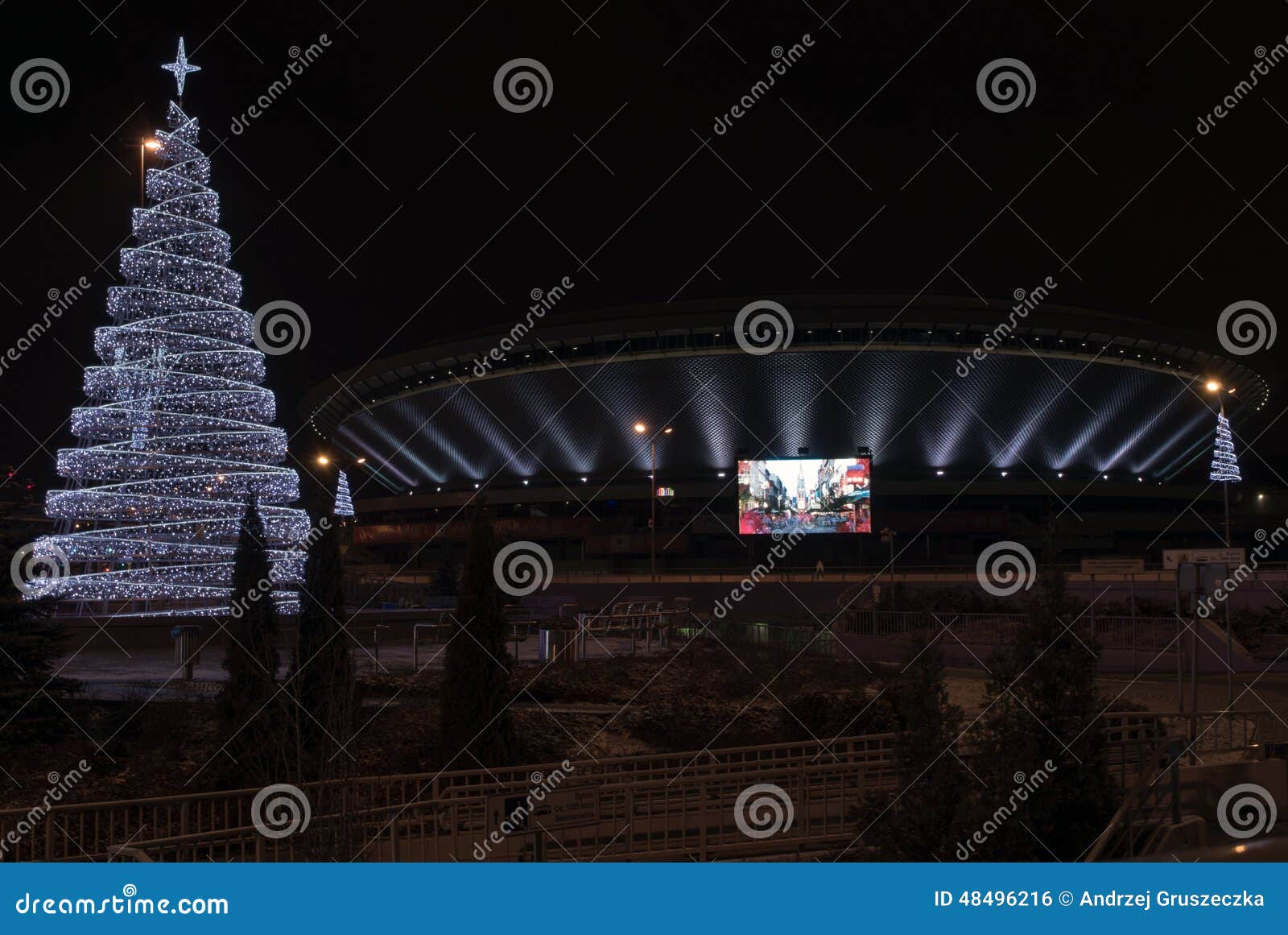 Spodek Arena editorial photo. Image of hall, destination - 48496216